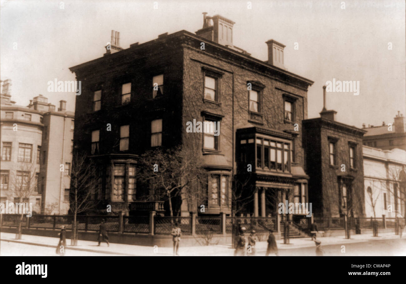 J.P. Morgan family brownstone mansion at 1882, at 231 Madison Avenue ...