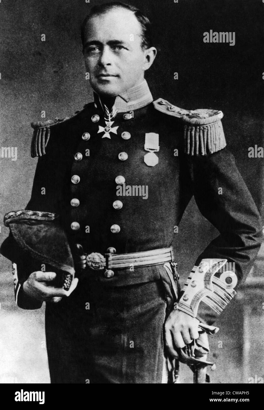 Royal navy officer and Antarctic explorer Captain Robert Falcon Scott ...