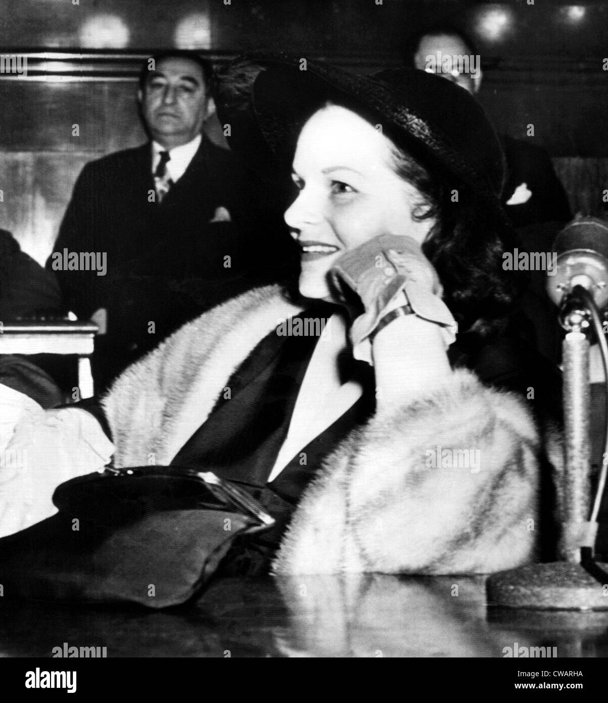 Star witness Virginia Hill, smiles as she tesifies before a Senate ...