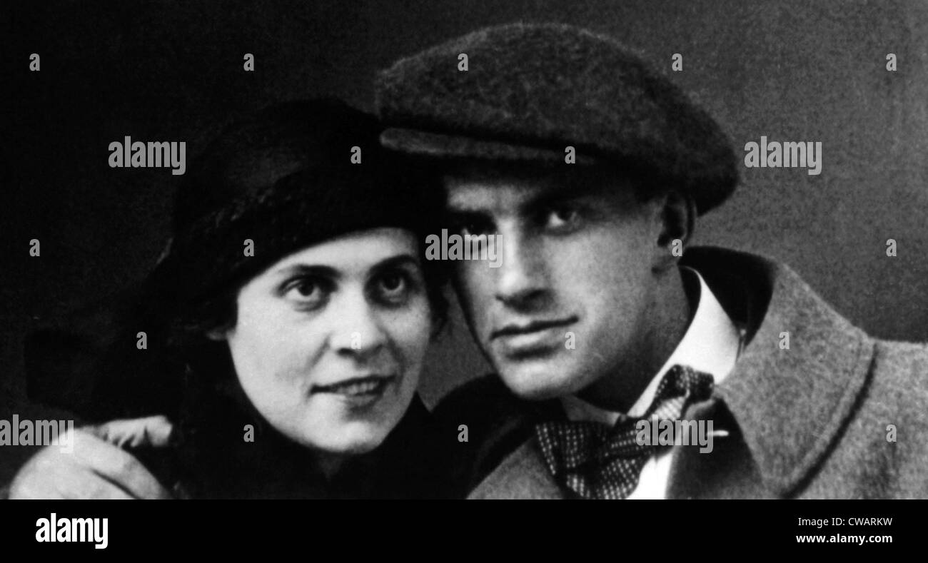 Lilya Brik, and Vladimir Mayakovsky, Russian poet, 1915. Courtesy: CSU ...