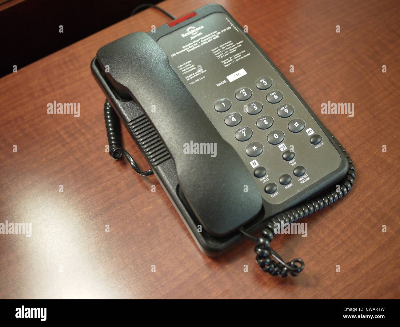 hotel phone black Stock Photo - Alamy