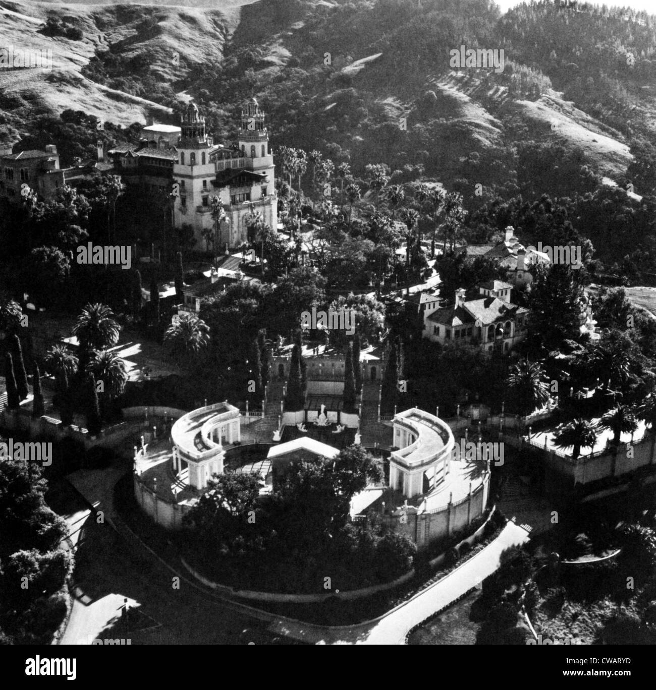 Hearst castle Black and White Stock Photos & Images - Alamy