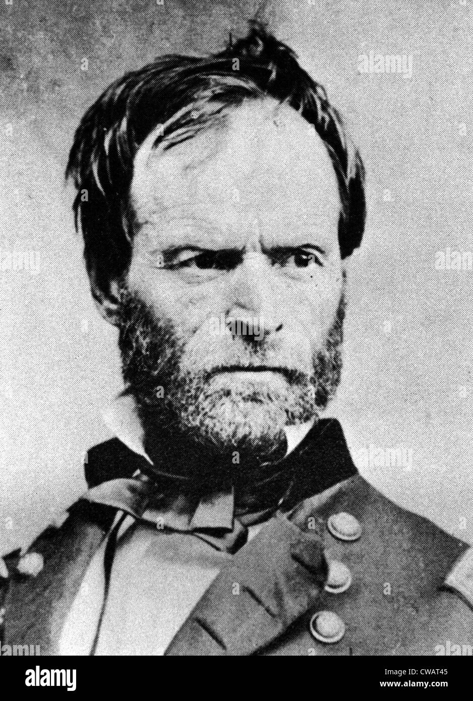 William Tecumseh Sherman, during the Civil War, 1860s. Courtesy: CSU ...