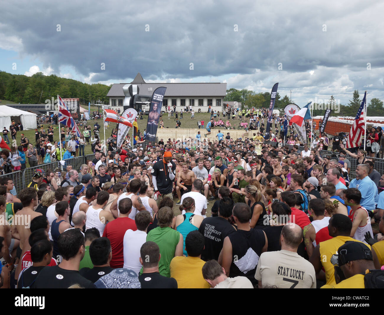 crowd people outdoor Stock Photo - Alamy