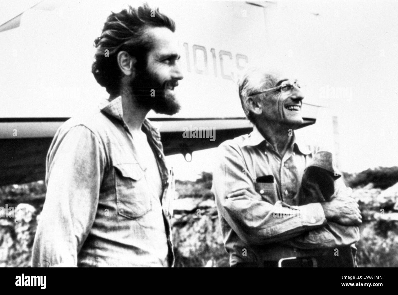 Philippe Cousteau and father Jacques Cousteau.. Courtesy: CSU Archives ...