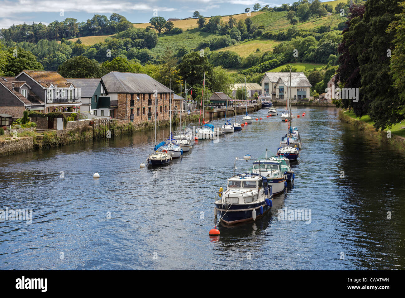 The River Dart at Totnes Stock Photo - Alamy