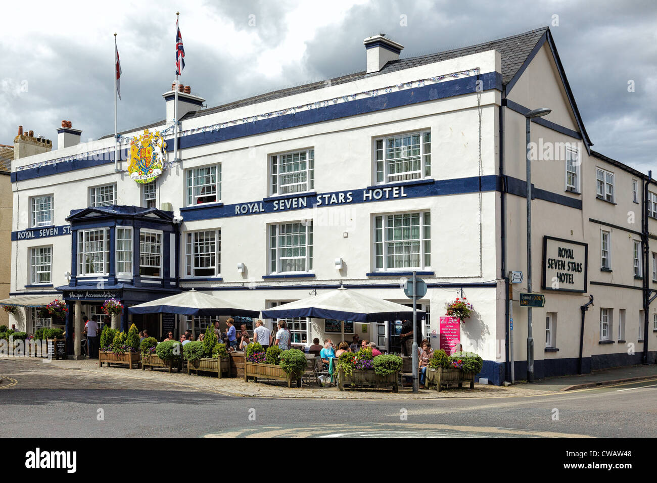 Royal Seven Stars Hotel at Totnes Stock Photo - Alamy