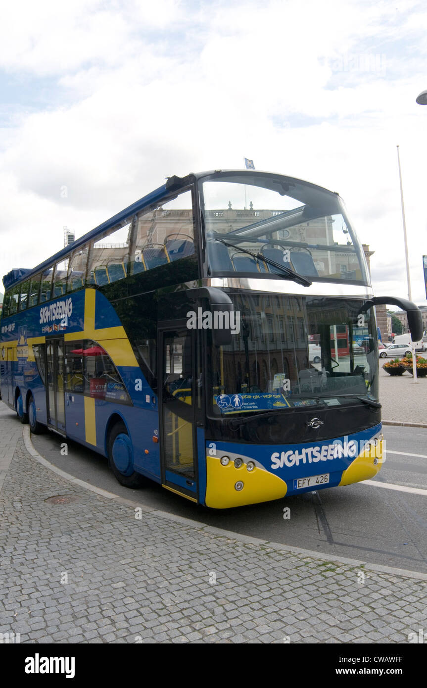 sightseeing bus tourist open top stockholm sweden buses trip trips ...
