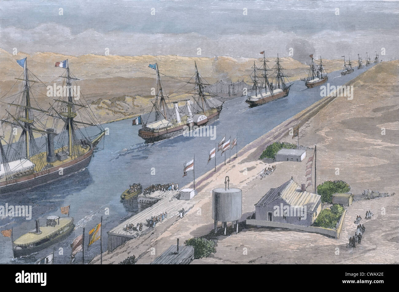 Suez canal 1869 hi-res stock photography and images - Alamy Suez canal 1869 hi-res stock photography and images - Alamy