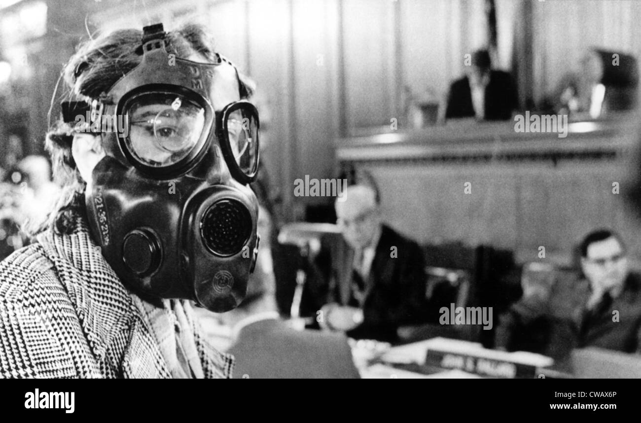 Bruce Cline protesting at an 'Air Pollutant' hearing, City Hall ...