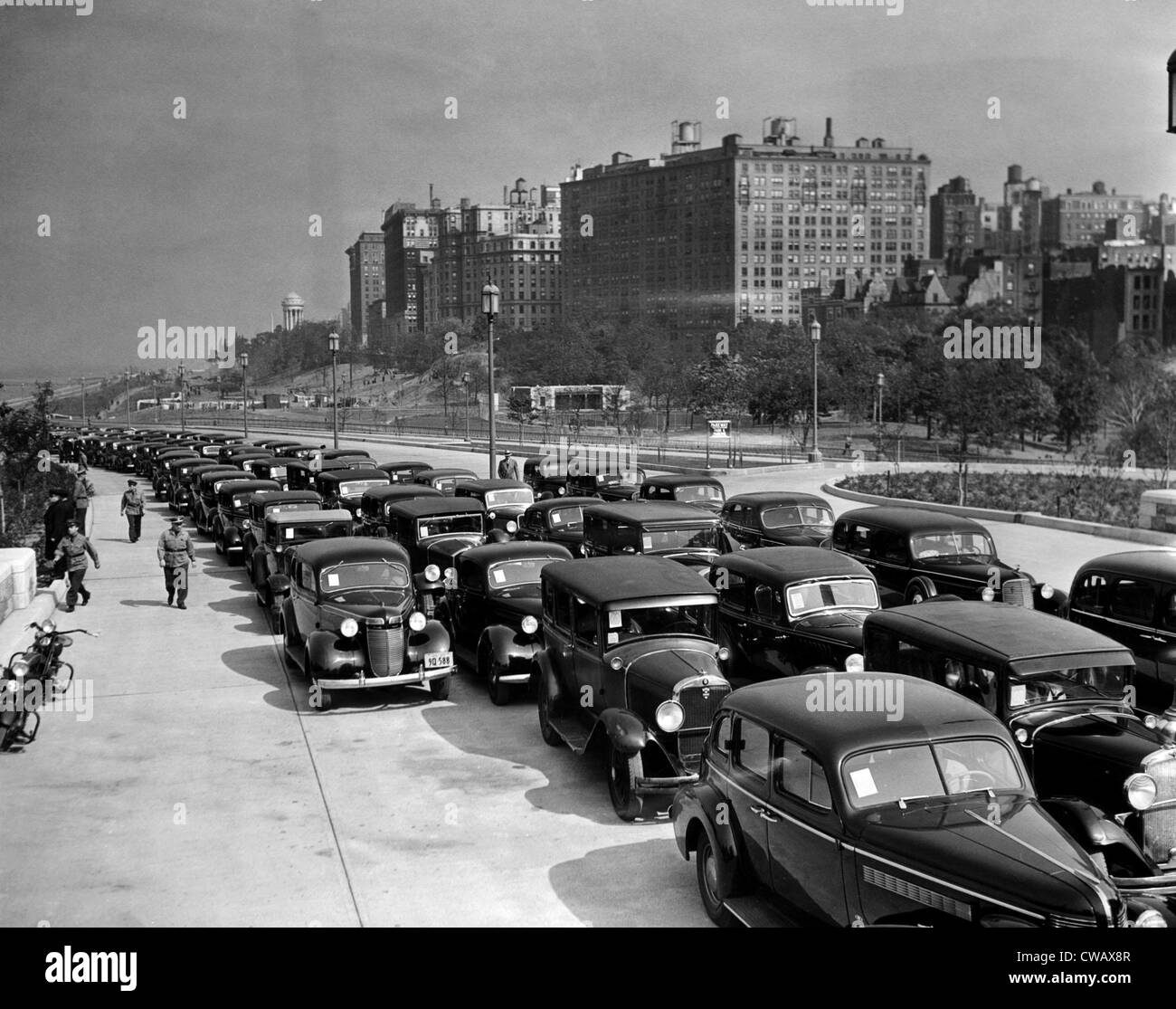 Traffic on west side Black and White Stock Photos & Images - Alamy