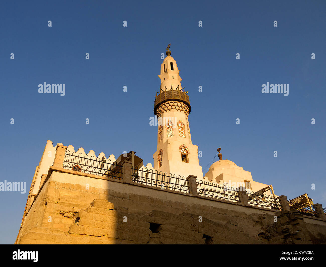 Temple at Luxor on the Banks of the Nile in Egypt North Africa Stock ...