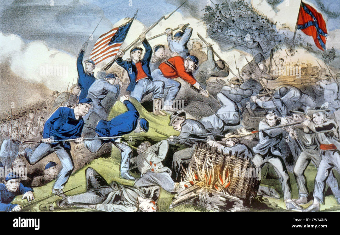 The Battle of Chattanooga, November 24-25, 1863, Currier & Ives Stock ...
