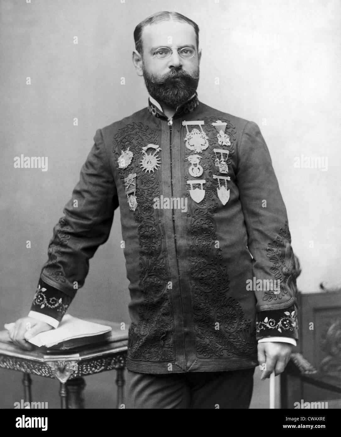 John Philip Sousa (1854-1932), American composer, phtograph by Aime ...