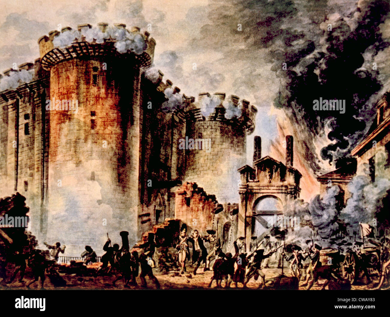 French revolution 1789 storming bastille hi-res stock photography and ...
