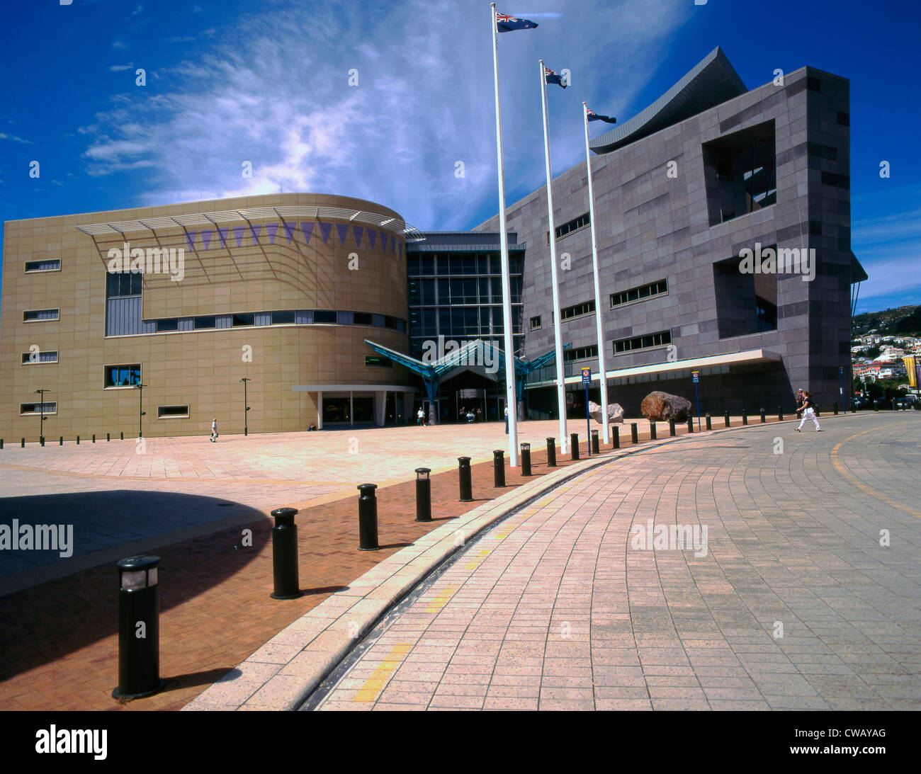 New Zealand Wellington Museum Stock Photo - Alamy