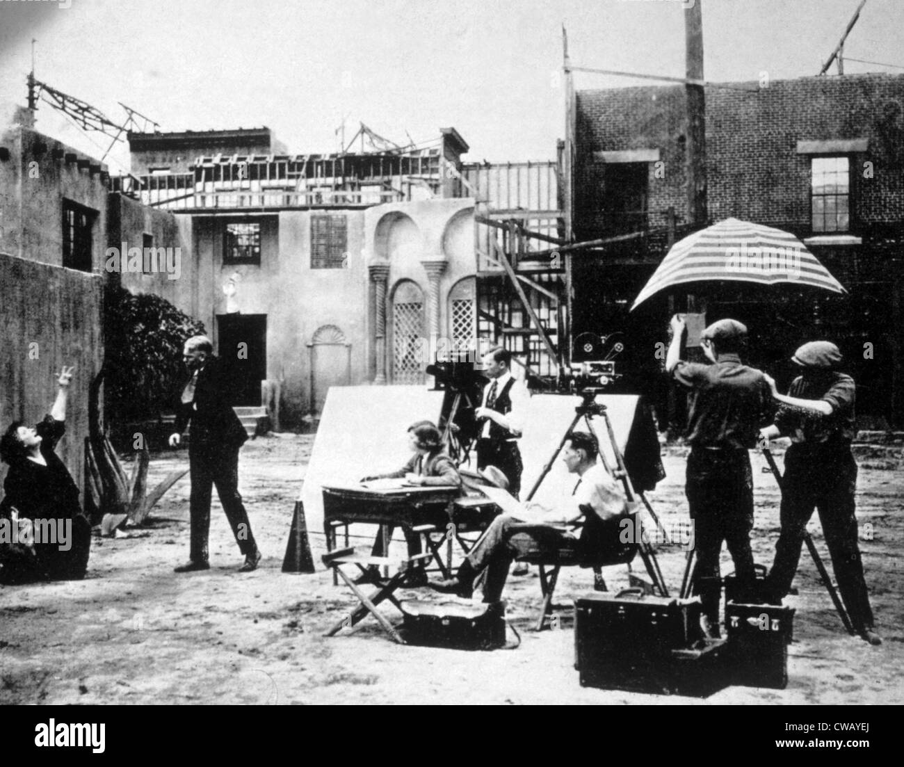 Filming in Hollywood, ca. 1916 Stock Photo - Alamy