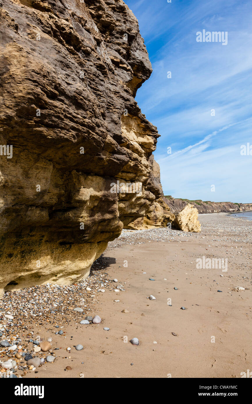 Cliffs and Caves at Seaham, County Durham Stock Photo - Alamy