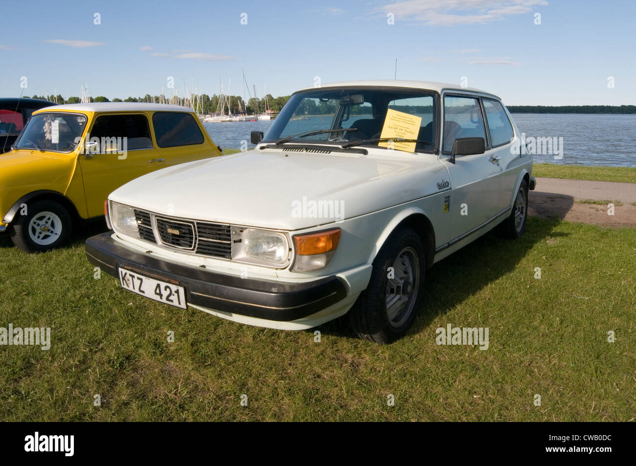 saab 99 turbo classic swedish car cars Stock Photo - Alamy