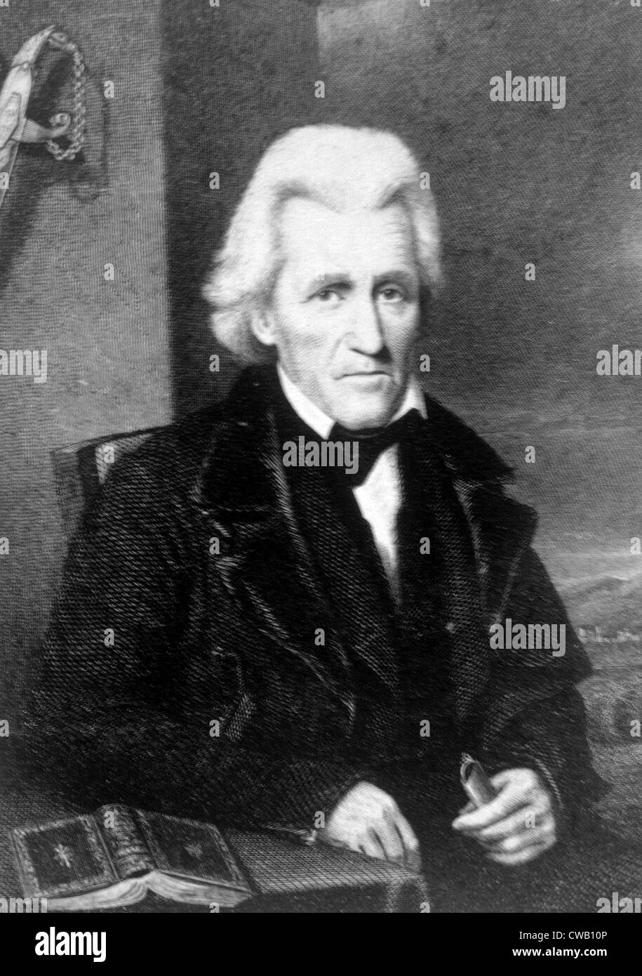 U s president andrew jackson Black and White Stock Photos & Images - Alamy
