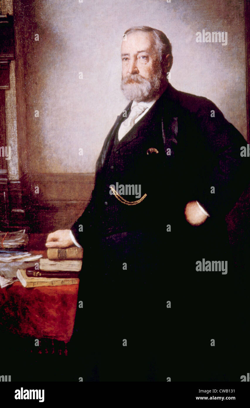 Benjamin Harrison (1833-1901), U.S. President (1889-1893 Stock Photo ...