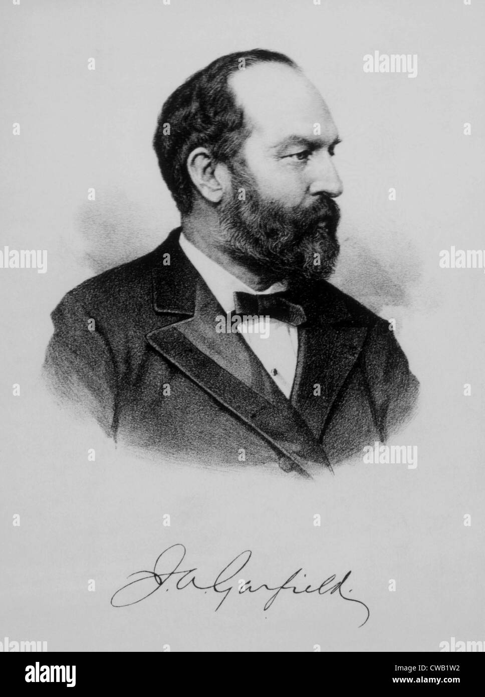 Portrait james garfield hi-res stock photography and images - Alamy