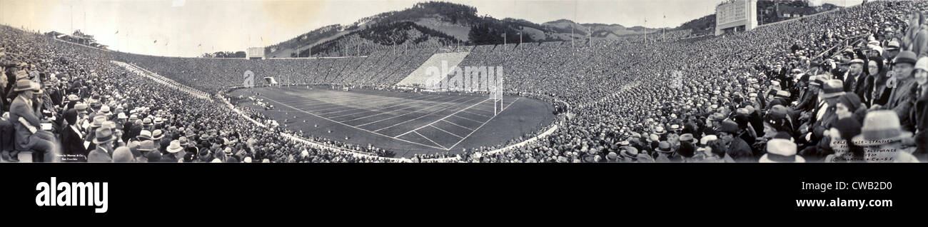 Football, Panorama of the University Of California vs. Stanford ...