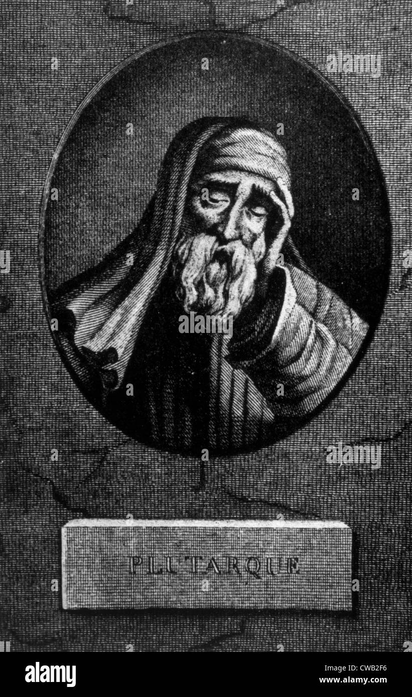 Plutarch (ca. 46- ca. 120 A.D Stock Photo - Alamy