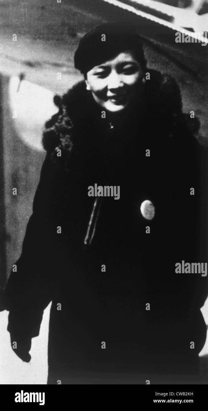 Soong Mei-ling (aka Soong May-ling) (1897-2003), ca. 1934 Stock Photo ...
