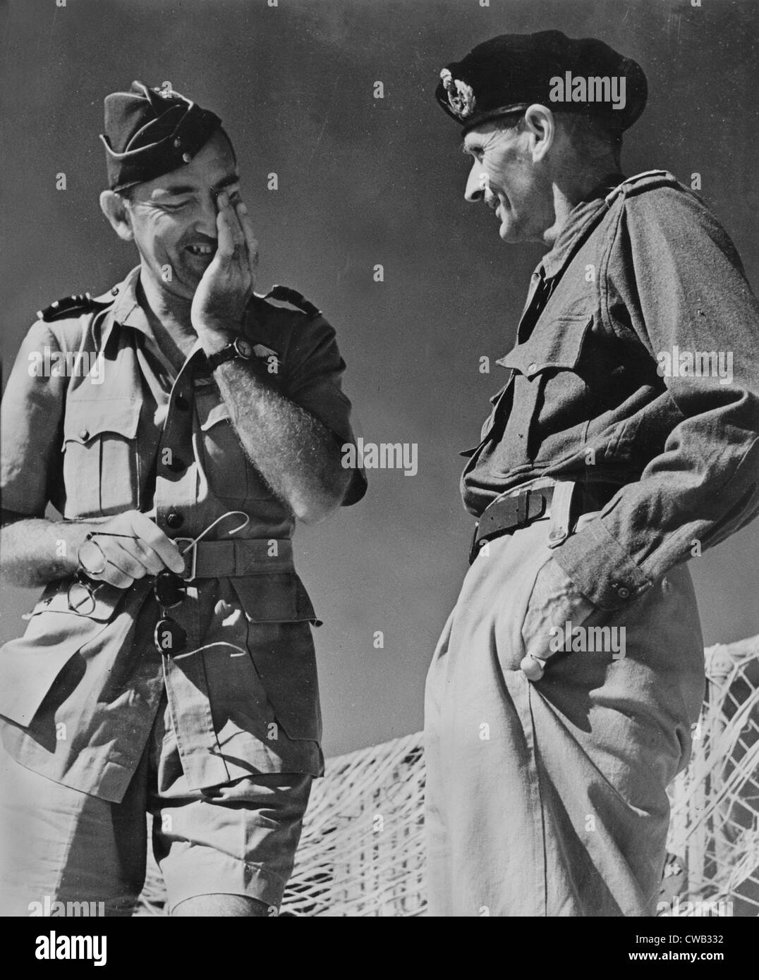 World War II, U.S. military speaking, circa 1940-1946 Stock Photo - Alamy