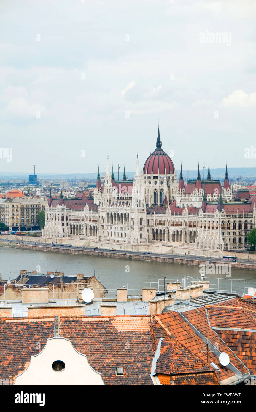 Budapest hungary cityscape landscape panorama hi-res stock photography ...