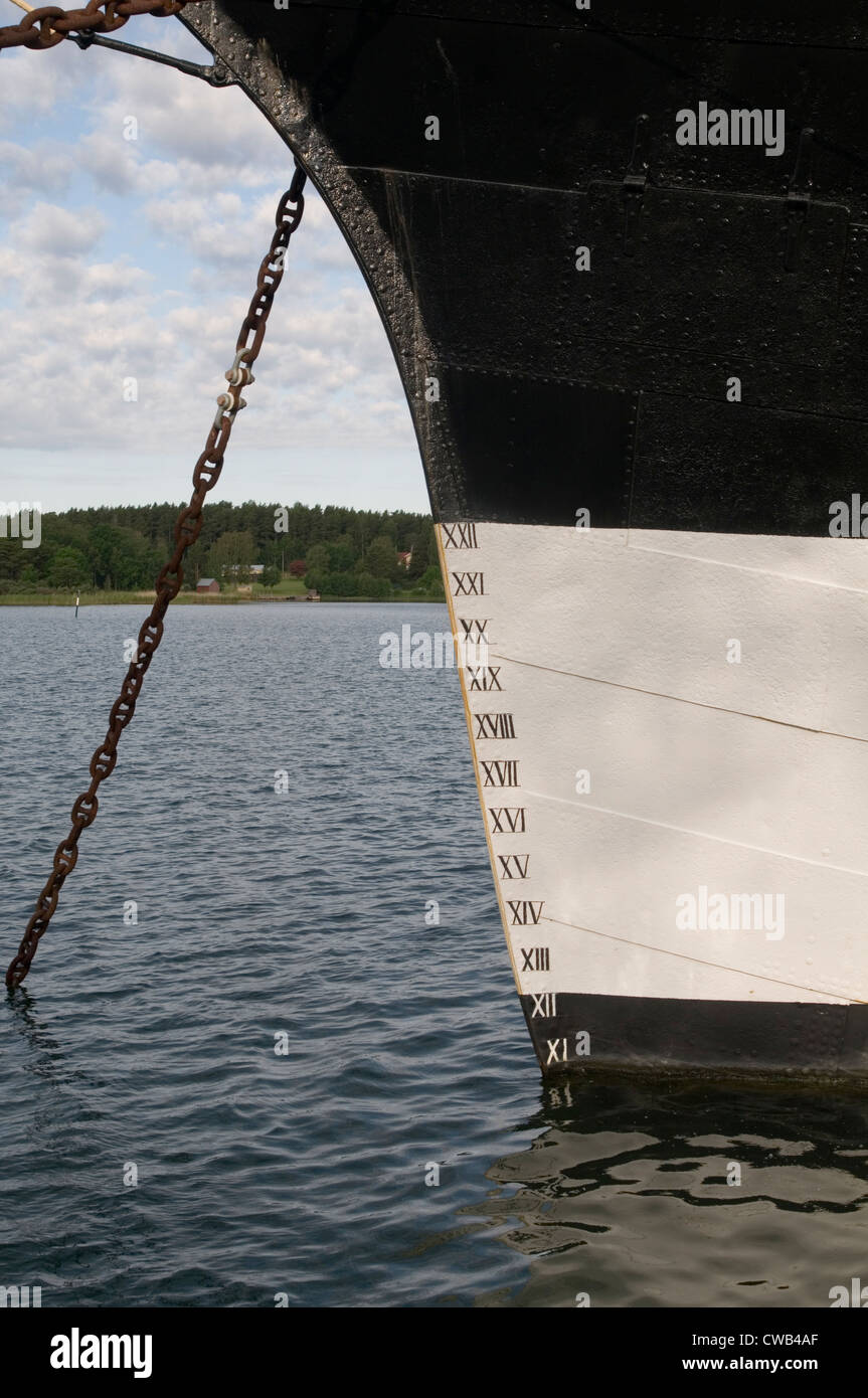 Water depth marking hi-res stock photography and images - Alamy