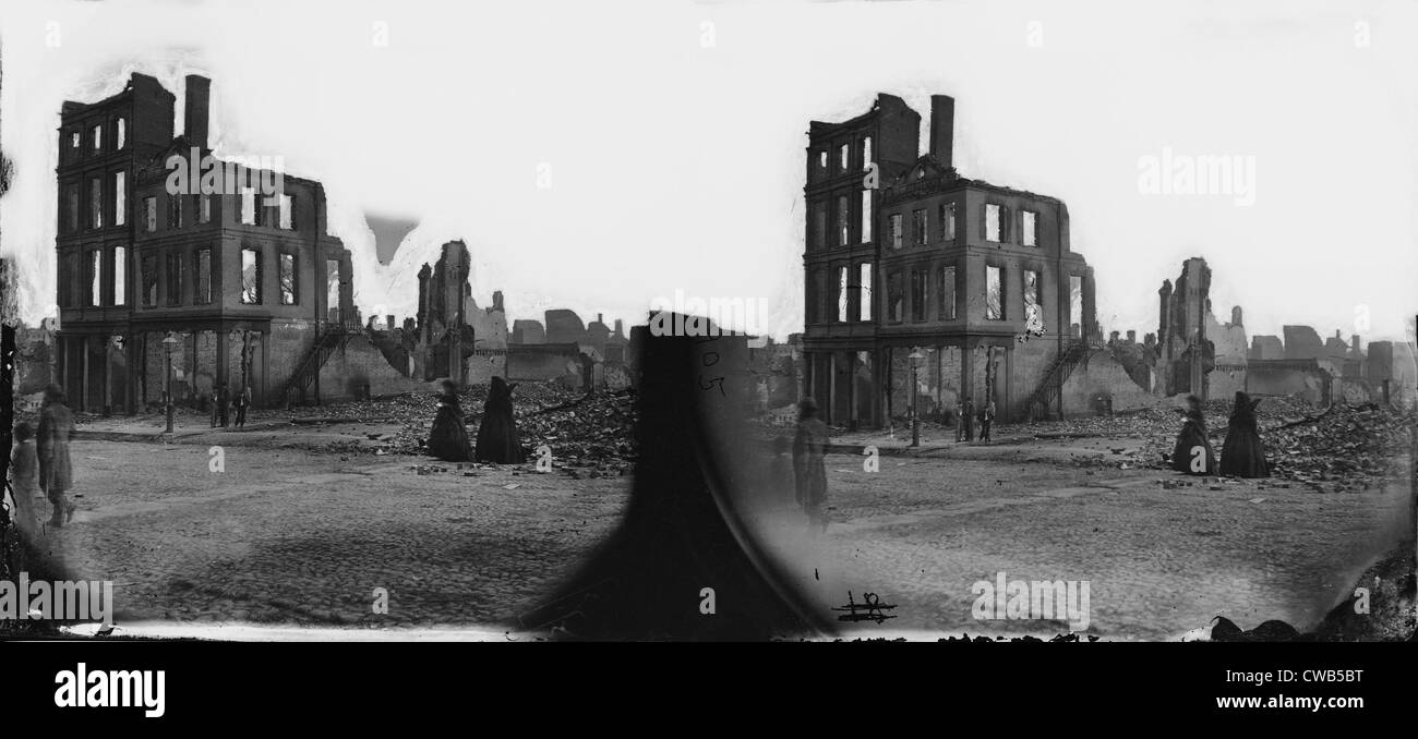 The Civil War, two women in black, Richmond, Virginia, stereo ...