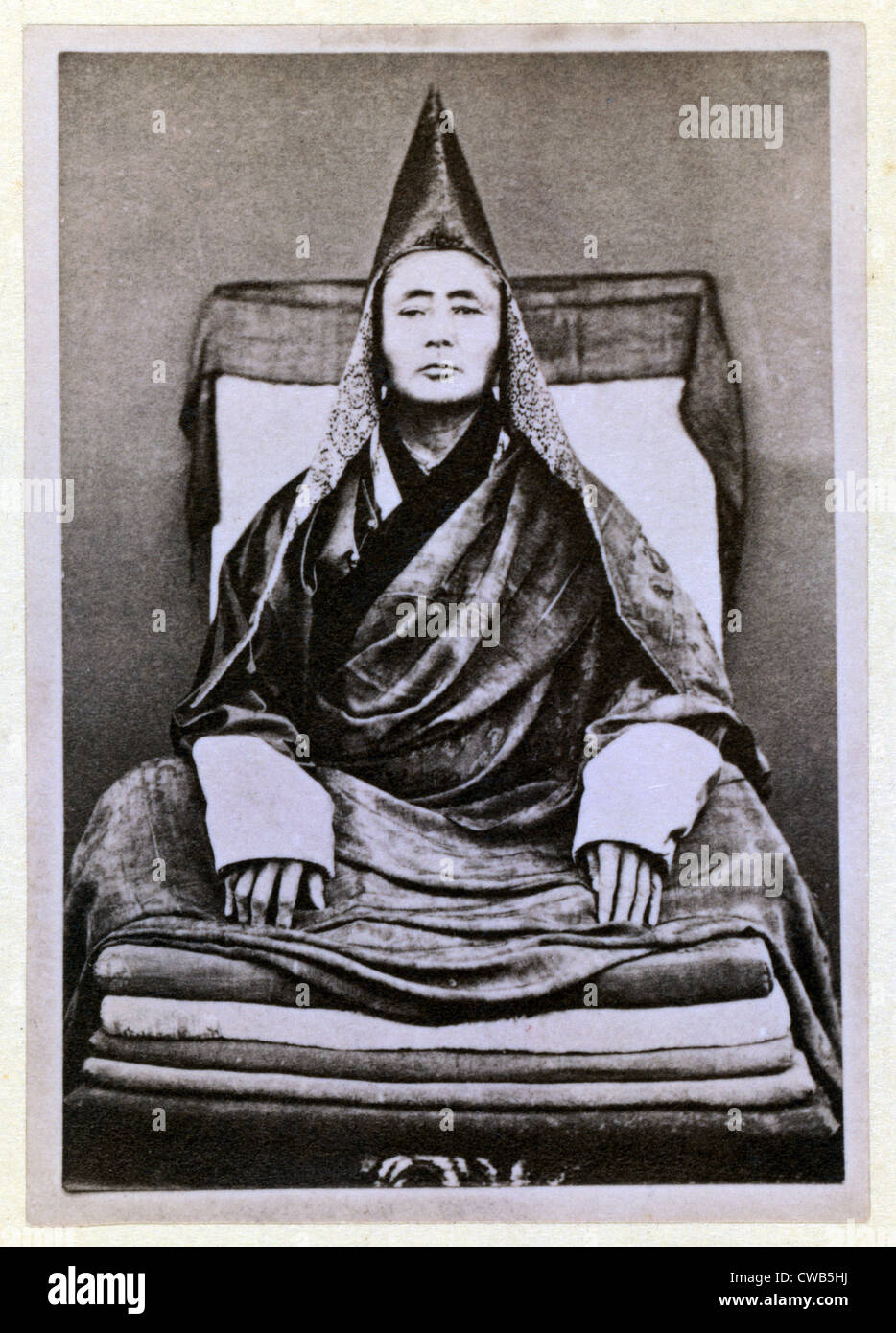Siberian lama. The Buryat grand lama of the Selenginsk lamasery ...