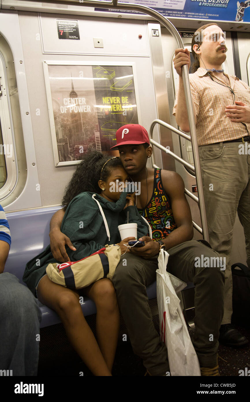 Teenage couple sitting in car hi-res stock photography and images - Alamy