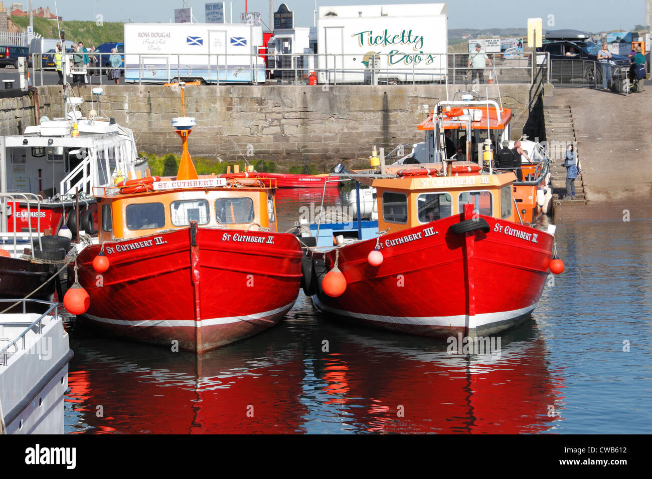 Seahouses northumberland cabin hi-res stock photography and images - Alamy