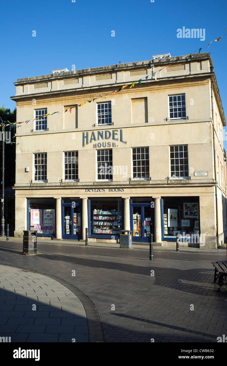 Handel House - Home of Devizes Books Stock Photo - Alamy