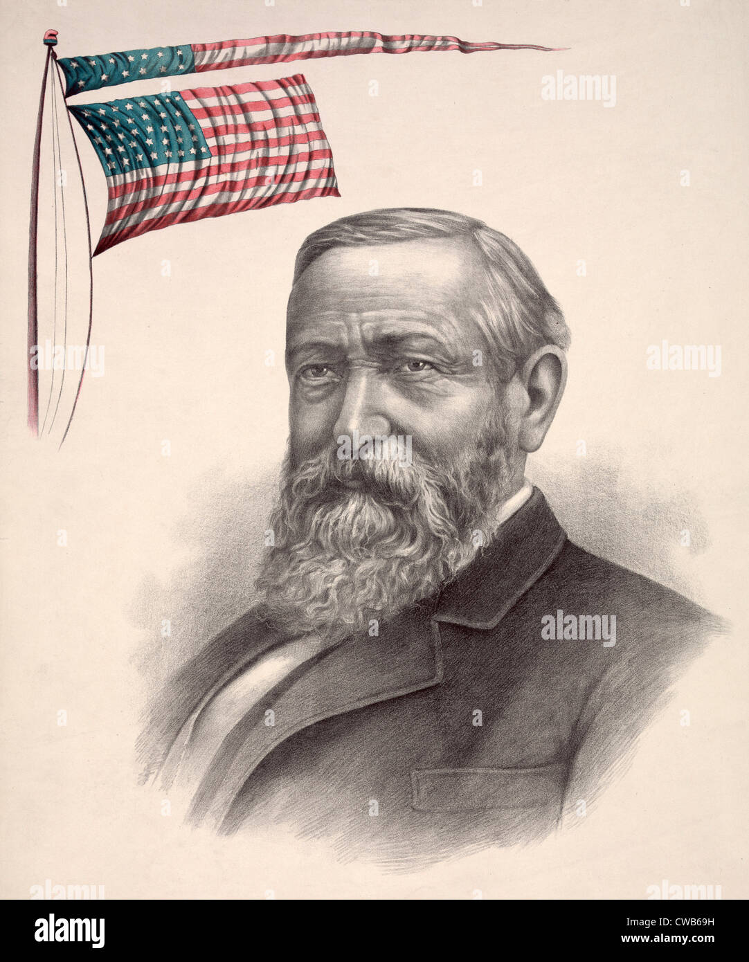 Benjamin harrison campaign hi-res stock photography and images - Alamy