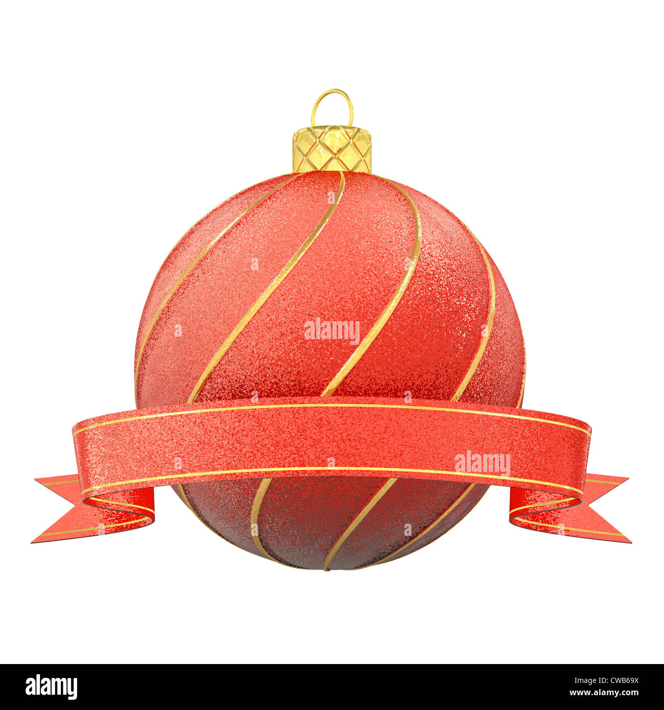 Christmas ornaments blank card Cut Out Stock Images & Pictures - Alamy