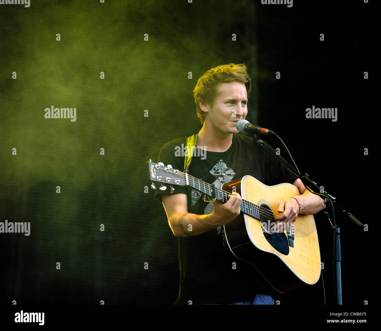 Ben Howard plays V Festival on 18/08/2012 at Hylands Park, Chelmsford ...