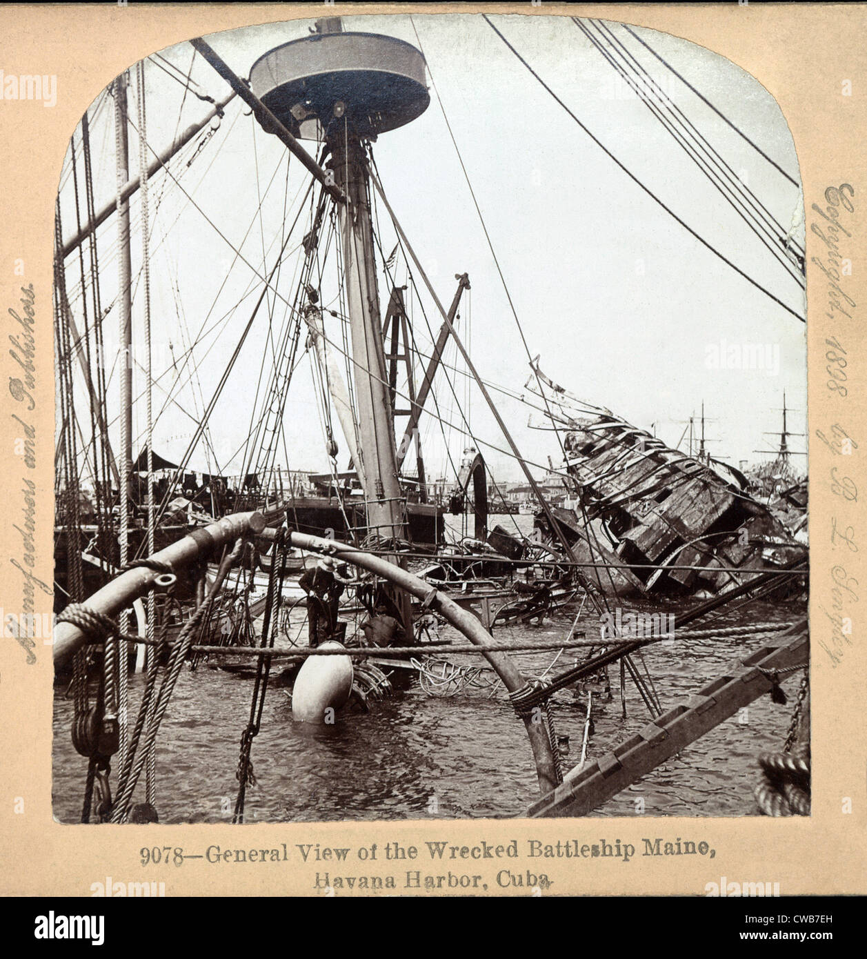 Sunken battleship maine havana harbor hi-res stock photography and ...