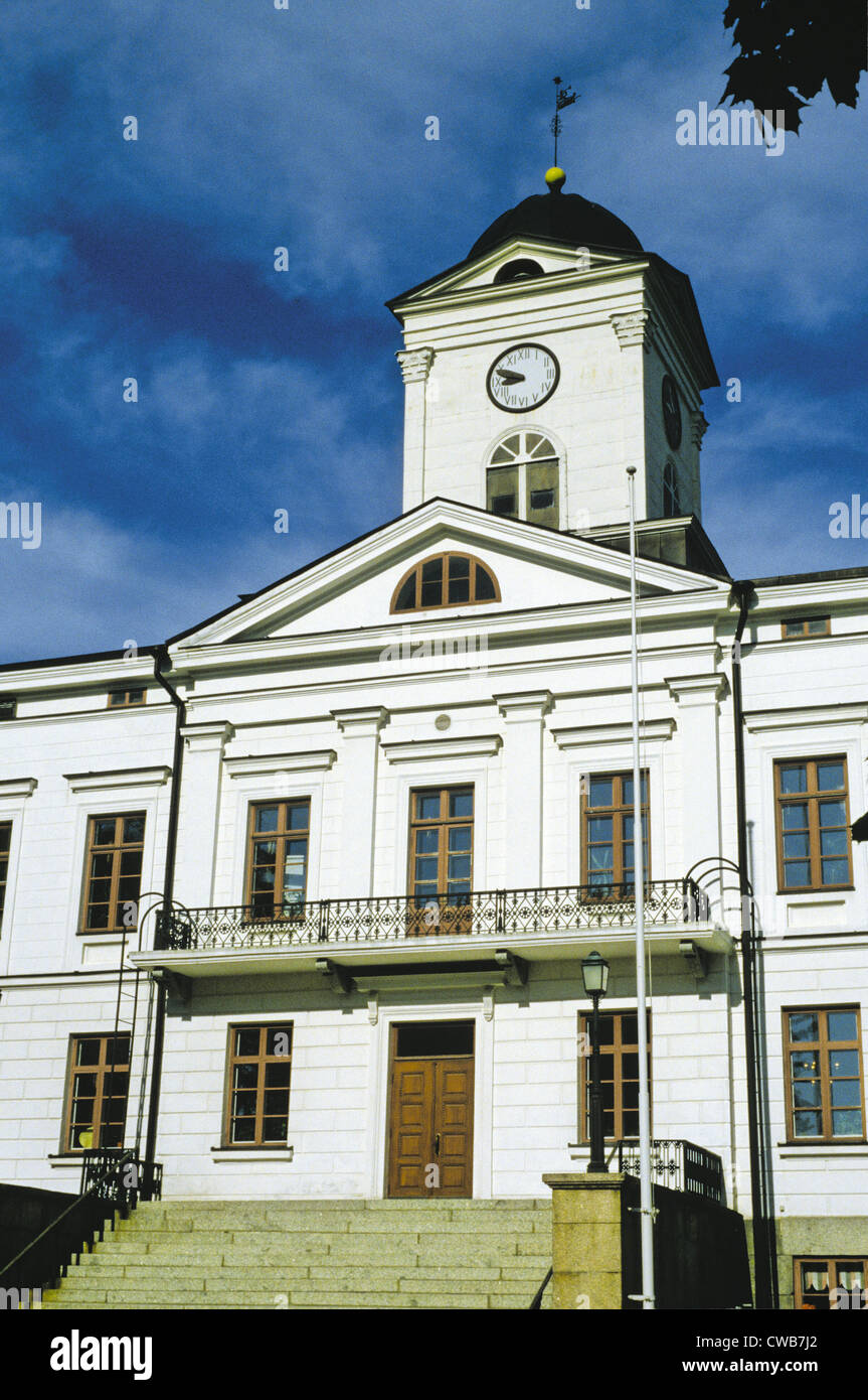 The 1856 city hall in Kristinestad, Finland Stock Photo - Alamy