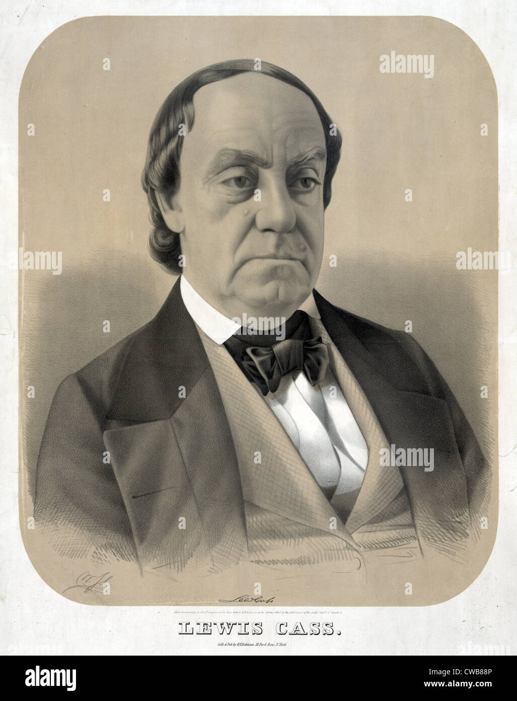 General lewis cass hi-res stock photography and images - Alamy