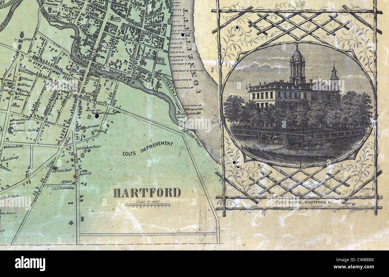 The Old State House, Hartford, Connecticut. Acted as the Connecticut ...
