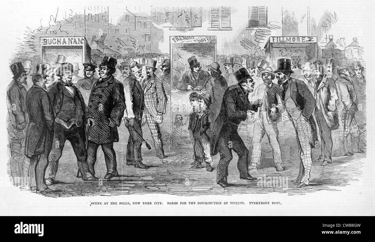 Presidential election 19th century hi-res stock photography and images ...