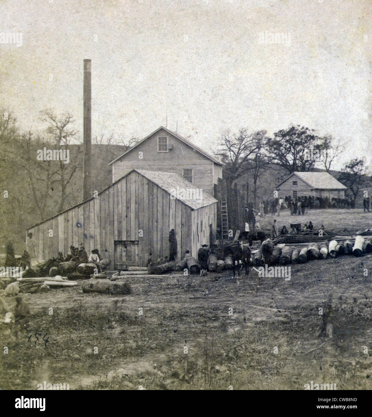 Lumber industry 19th century hi-res stock photography and images - Alamy