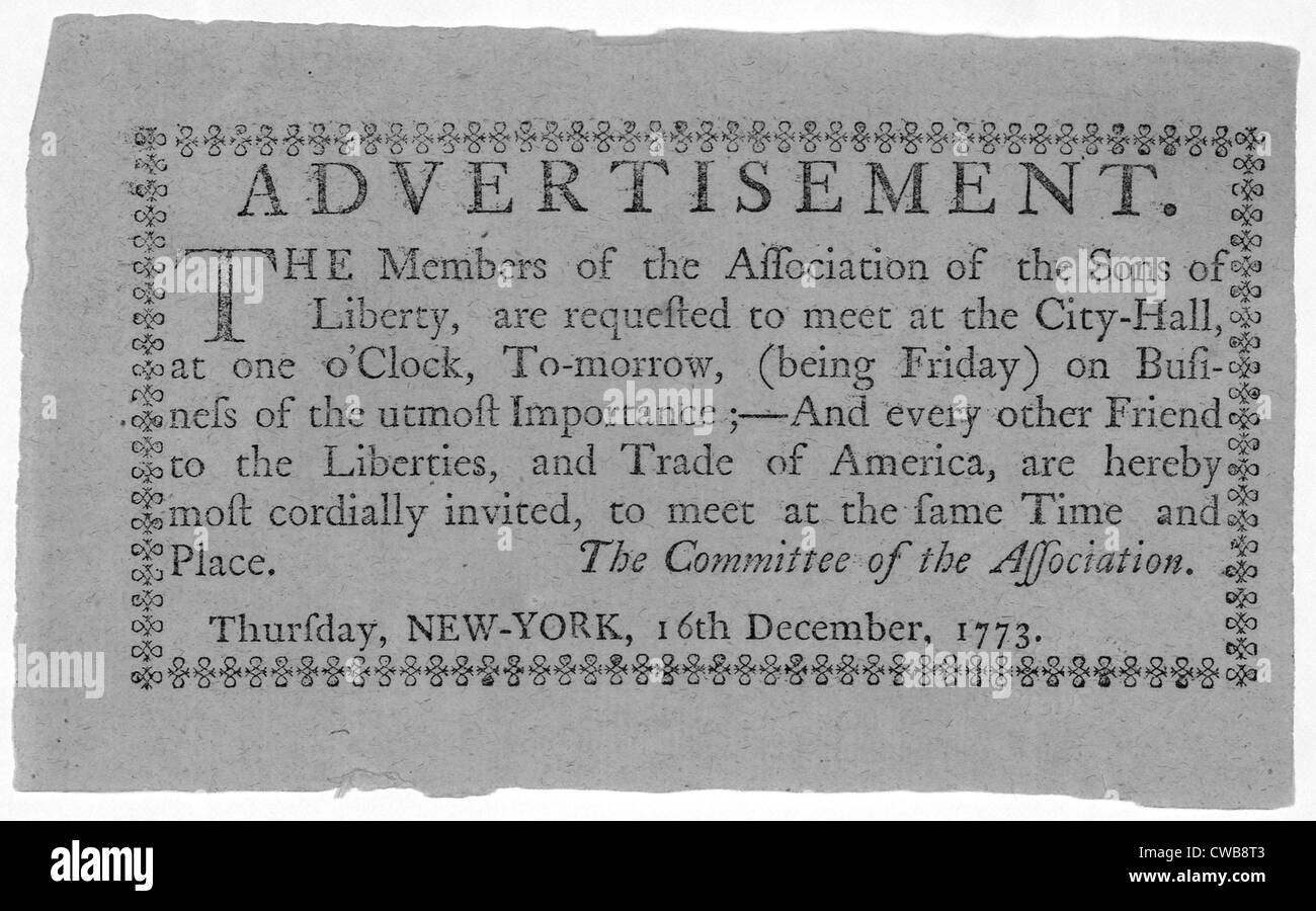 Sons Of Liberty American Revolution