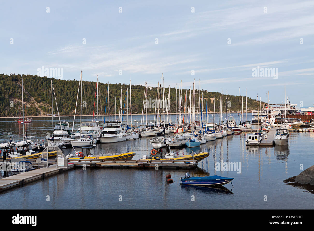 Tadoussac marina hi-res stock photography and images - Alamy