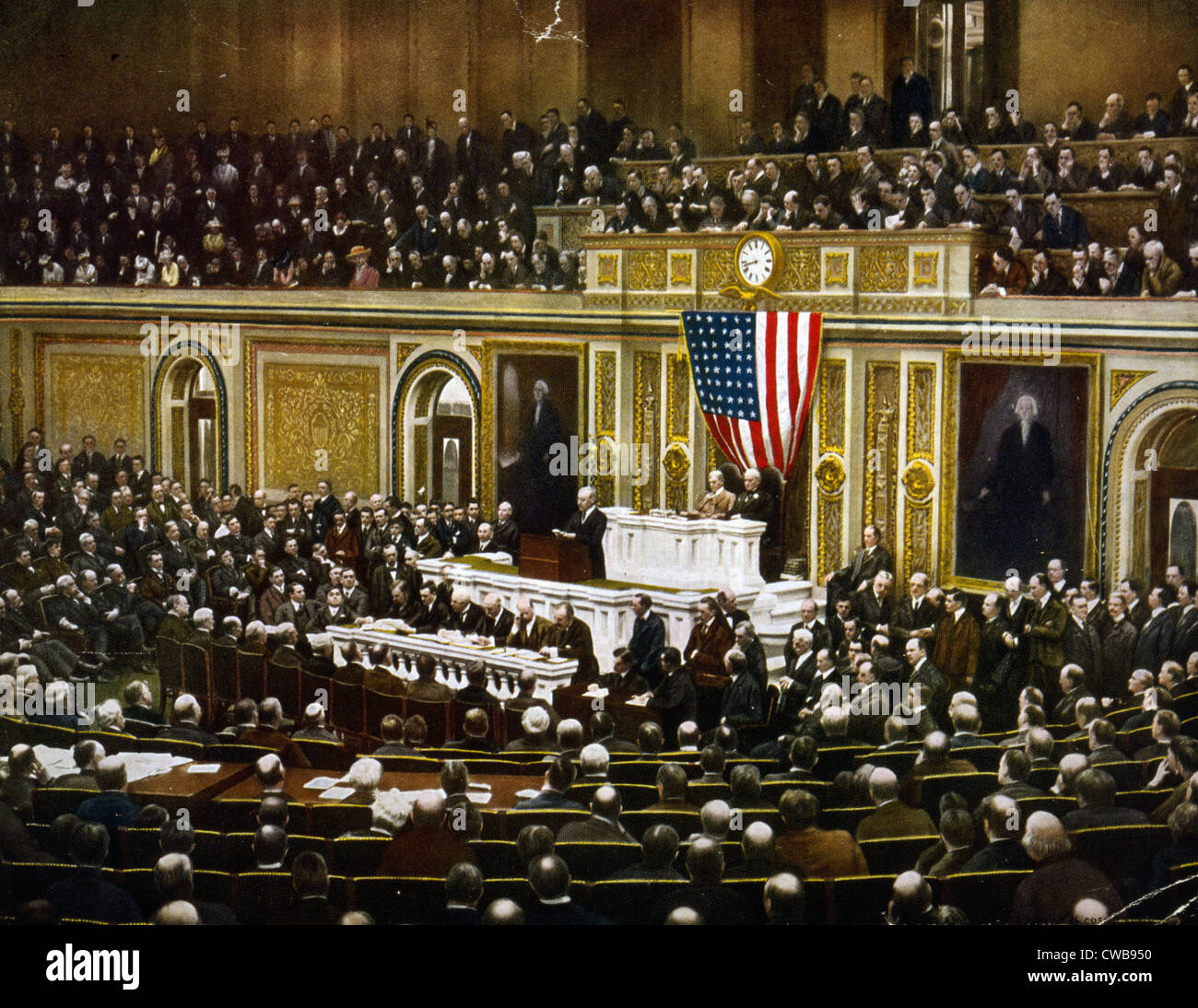 World war i 1917 wilson hi-res stock photography and images - Alamy