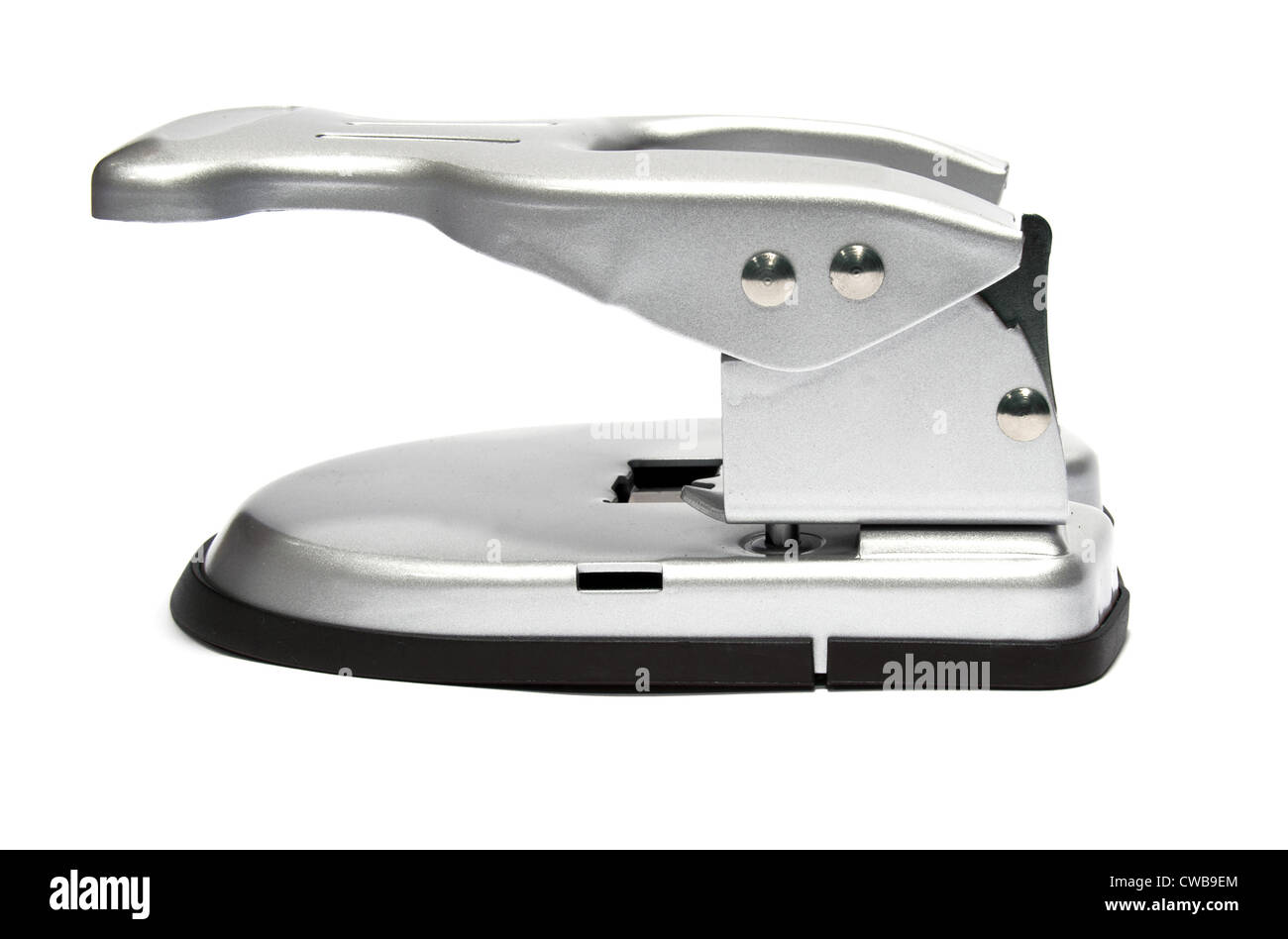 office paper pricker on white Stock Photo - Alamy